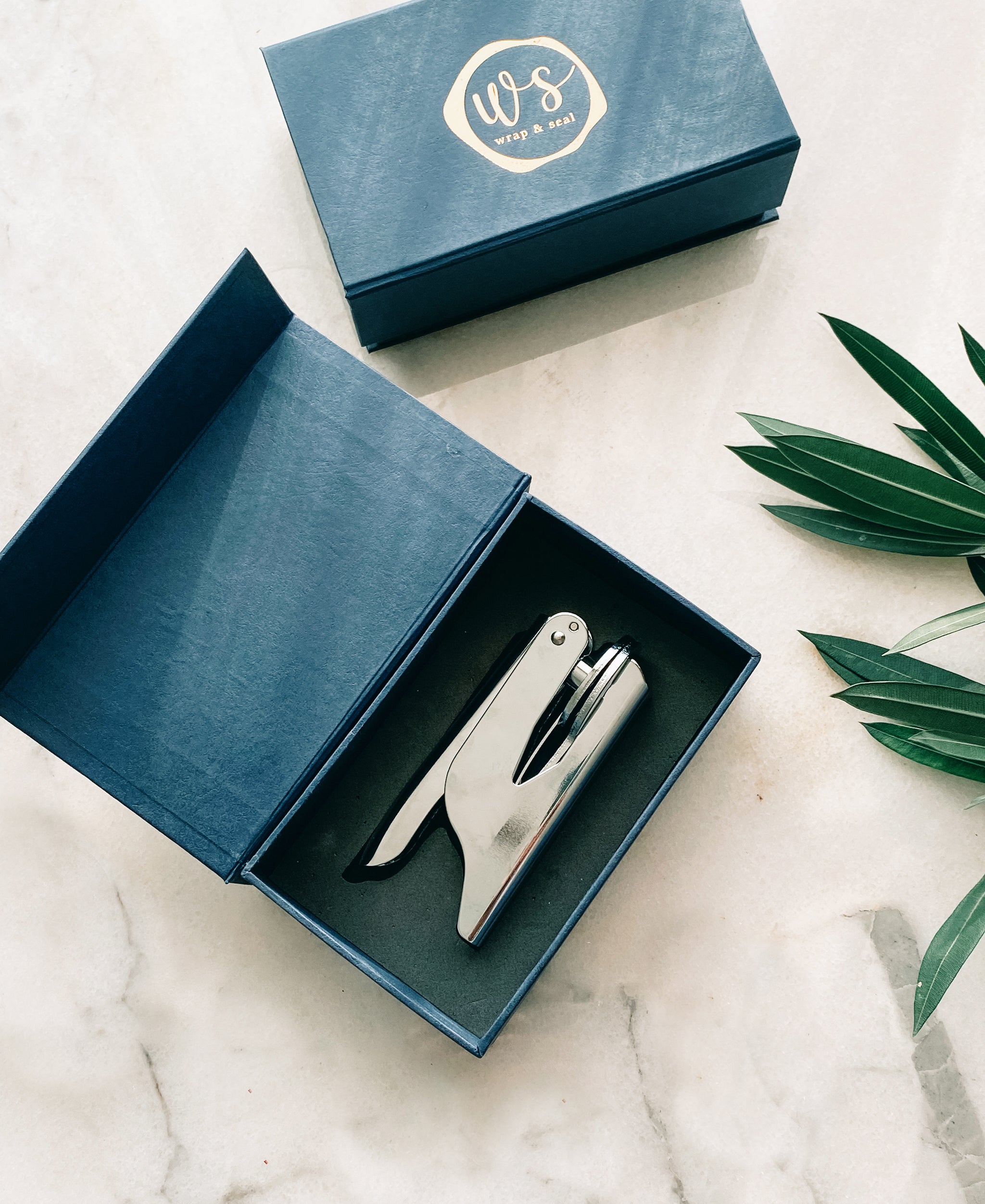 Logo Embossed Paper Stamp ( Design Upload) – Wrap & Seal Global