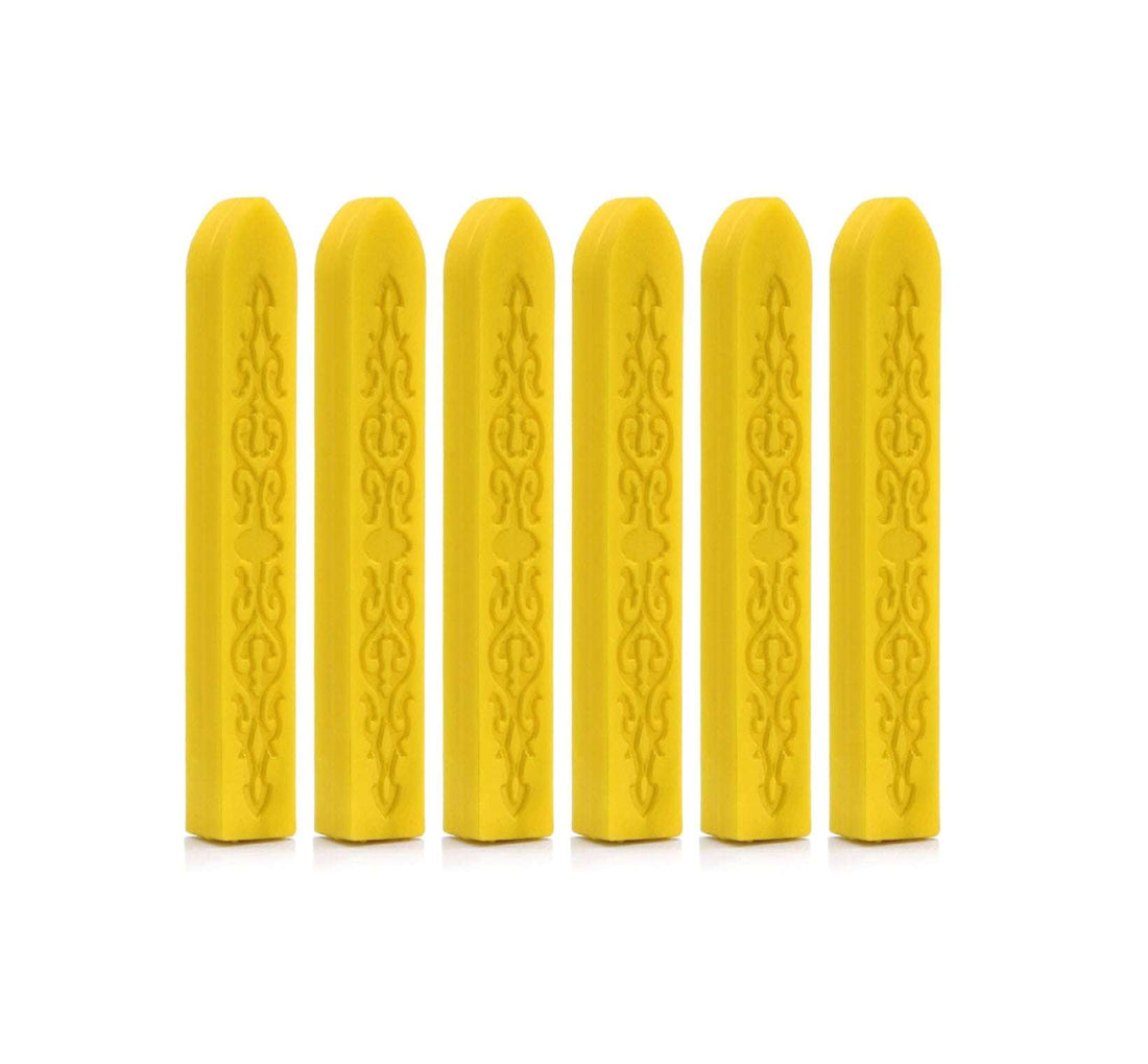 10 Traditional Yellow Wax Sticks – Wrap & Seal Global